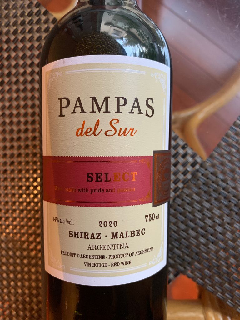 2020 Trivento Shiraz Malbec Select Pampas del Sur, Argentina, Mendoza ...