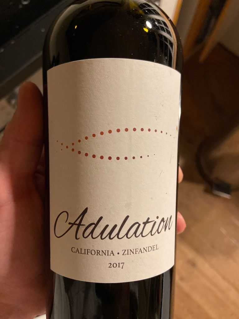 2016 Adulation Zinfandel, USA, California - CellarTracker