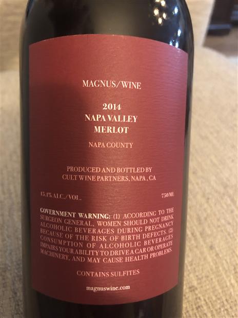 2014 Magnus Wines The Bravado, USA, California, Napa Valley - CellarTracker