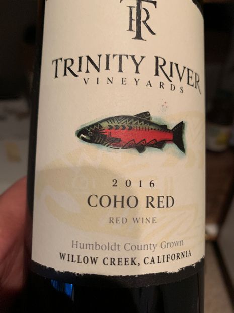 2016 Trinity River Vineyards Coho Red, USA, California, North Coast ...
