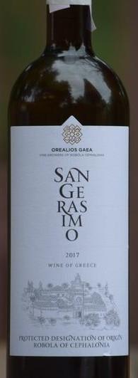 2017 Orealios Gaea San Gerasimo Robola of Cephalonia, Greece, Ionian ...