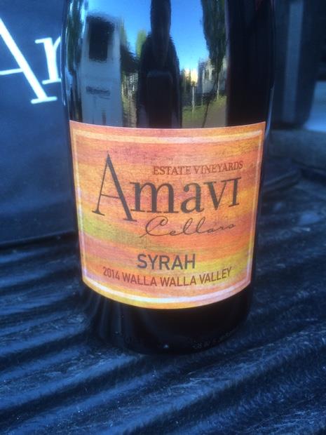 2014 Amavi Cellars Syrah, USA, Washington, Columbia Valley, Walla Walla ...