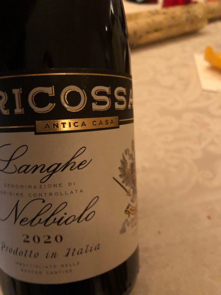 2020 Ricossa Langhe Nebbiolo, Italy, Piedmont, Langhe, Langhe DOC ...