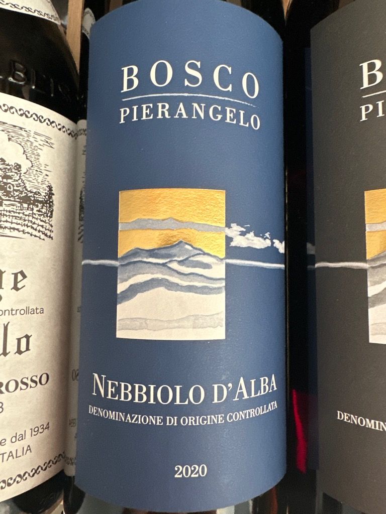 2021 Bosco Pierangelo Nebbiolo d'Alba, Italy, Piedmont, Alba, Nebbiolo ...
