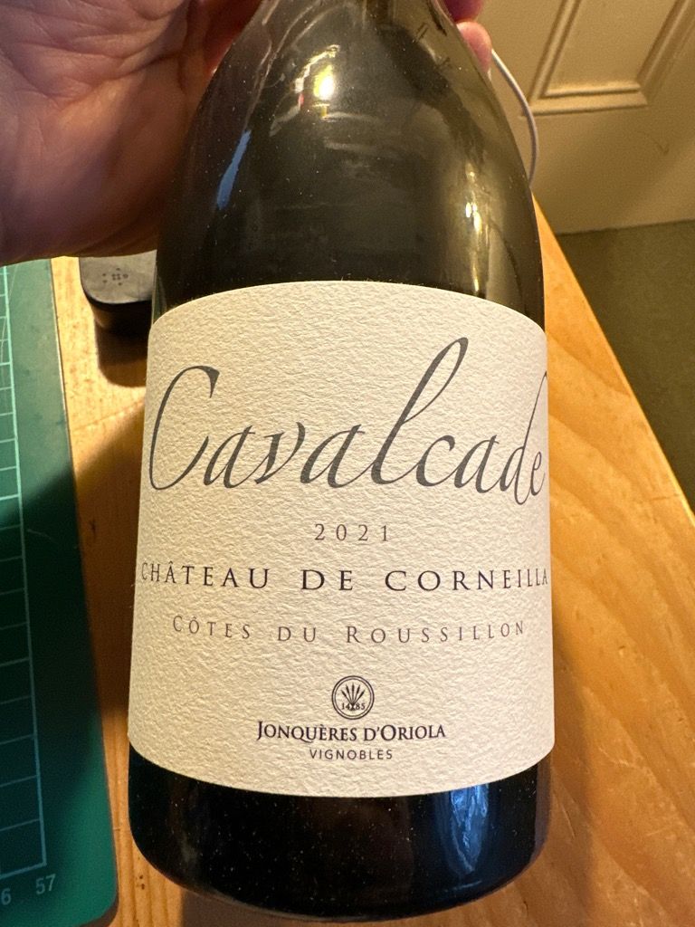 2022 Château de Corneilla Cavalcade Rouge, France, Languedoc Roussillon ...
