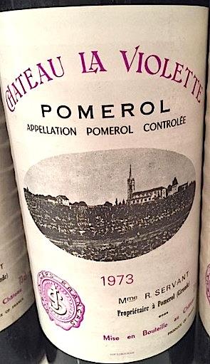 1973 Château La Violette, France, Bordeaux, Libournais, Pomerol ...