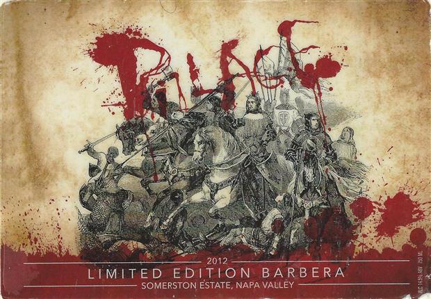 2012 Somerston Ranch Barbera "Pillage", USA, California, Napa Valley ...