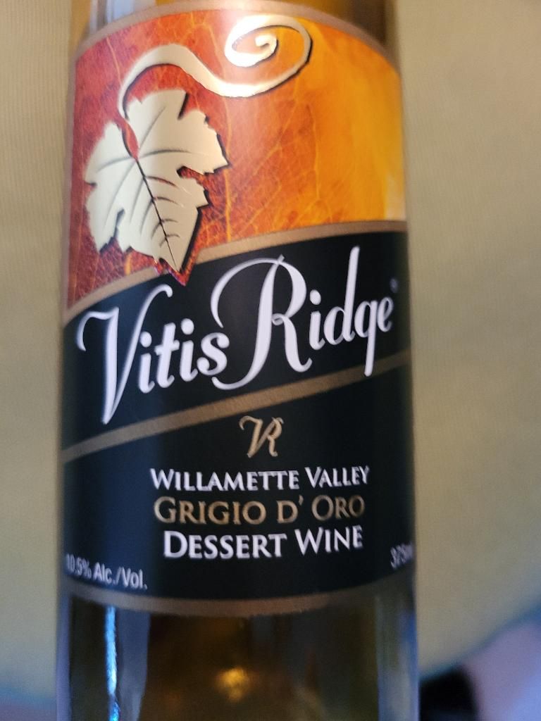 NV Vitis Ridge Pinot Gris Grigio d' Oro, USA, Oregon, Willamette Valley ...