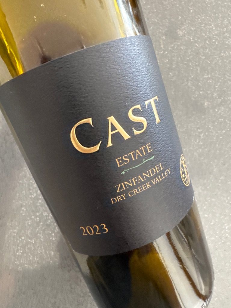 2023 Cast Wines Zinfandel Estate, USA, California, Sonoma County, Dry ...