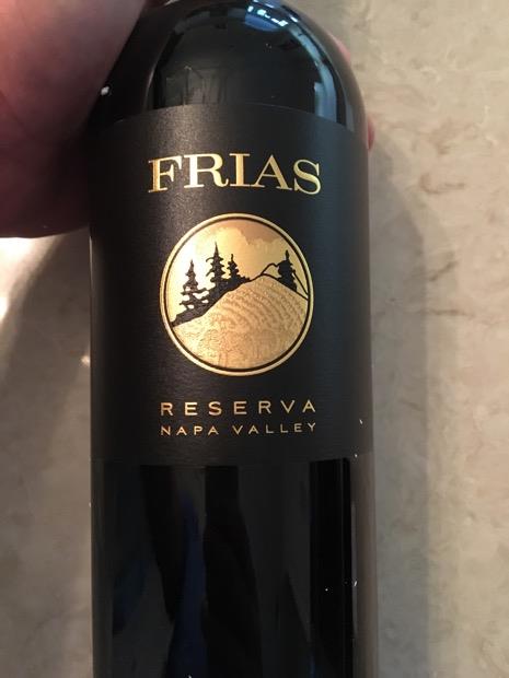 2016 Frias Family Vineyard Cabernet Sauvignon Reserva Spring Mountain ...