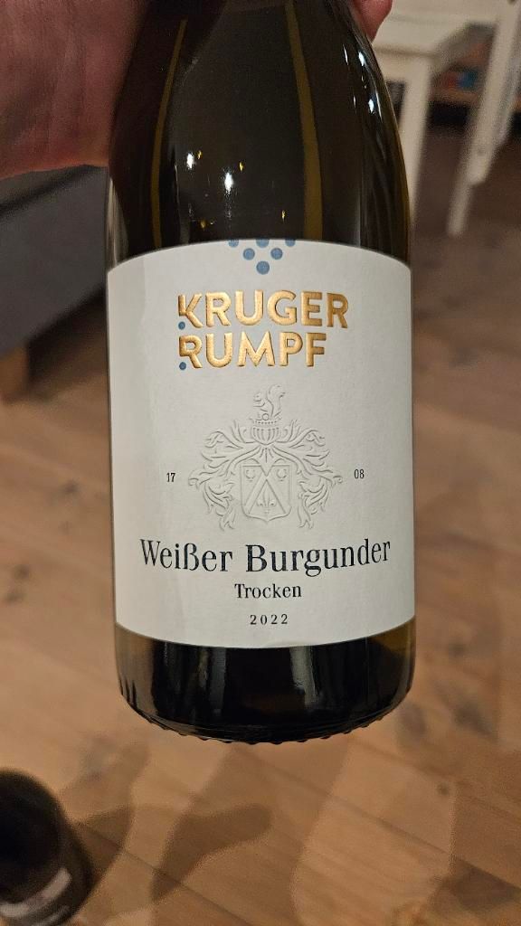 2022 Kruger-Rumpf Weißer Burgunder Trocken, Germany, Nahe - CellarTracker