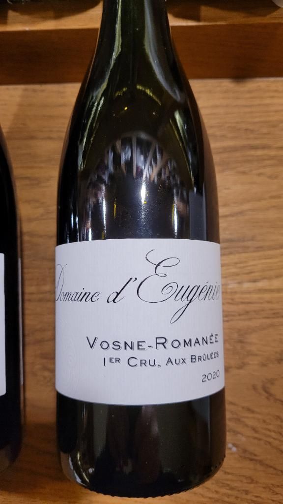 2020 Domaine d'Eugénie Vosne-Romanée 1er Cru Aux Brûlées, France ...