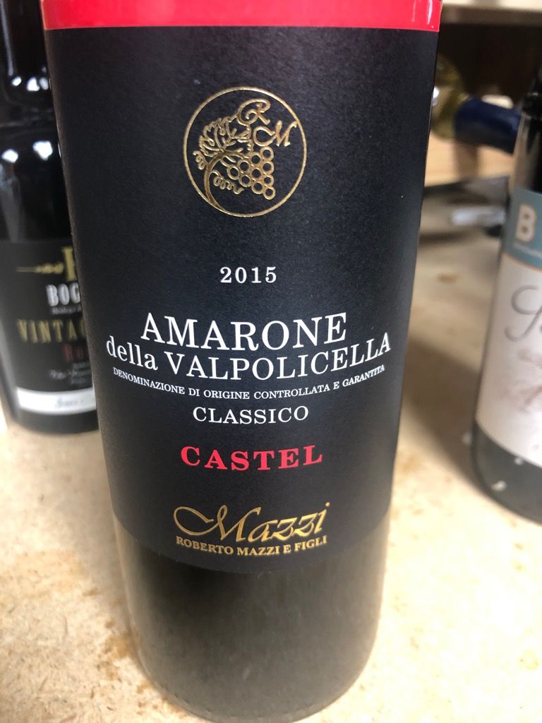 2015 Mazzi Amarone della Valpolicella Classico Vigneto Castel, Italy, Veneto, Valpolicella ...