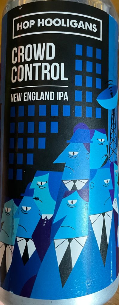 NV Hop Hooligans Brewery Crowd Control , New England IPA, Romania ...
