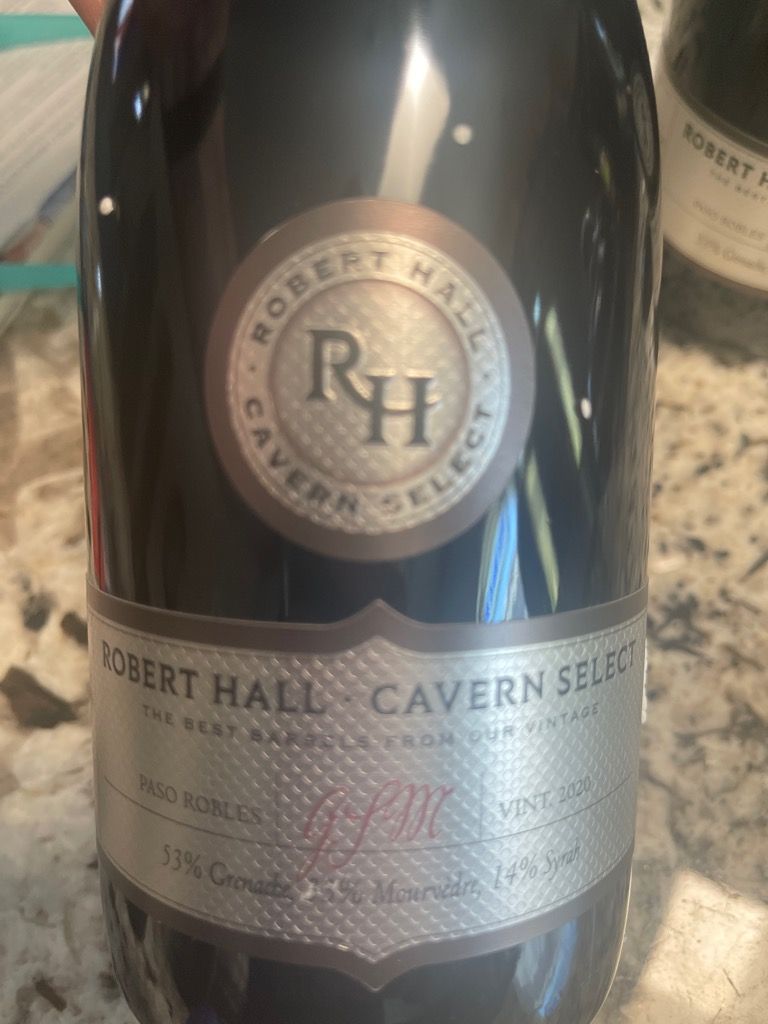 2021 Robert Hall Cavern Select GSM, USA, California, Central Coast ...