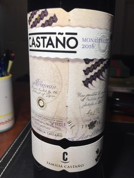 2014 Bodegas Castaño Viñas Viejas, Spain - CellarTracker