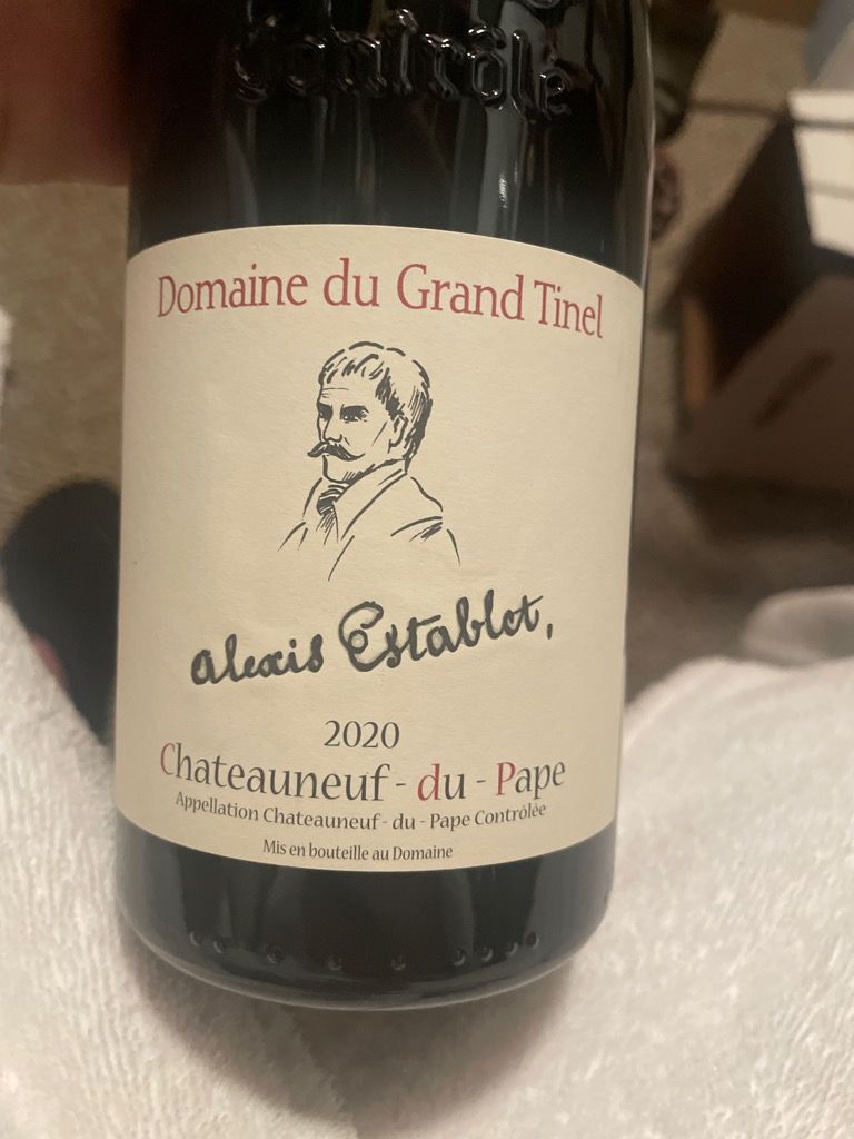 2023 Domaine du Grand Tinel Châteauneuf-du-Pape Alexis Establet, France ...