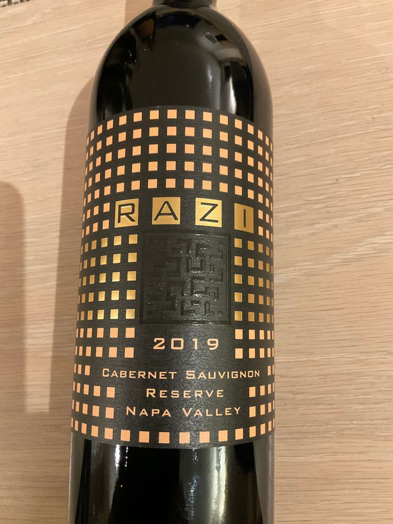 2019 Razi Cabernet Sauvignon Reserve, USA, California, Napa Valley ...
