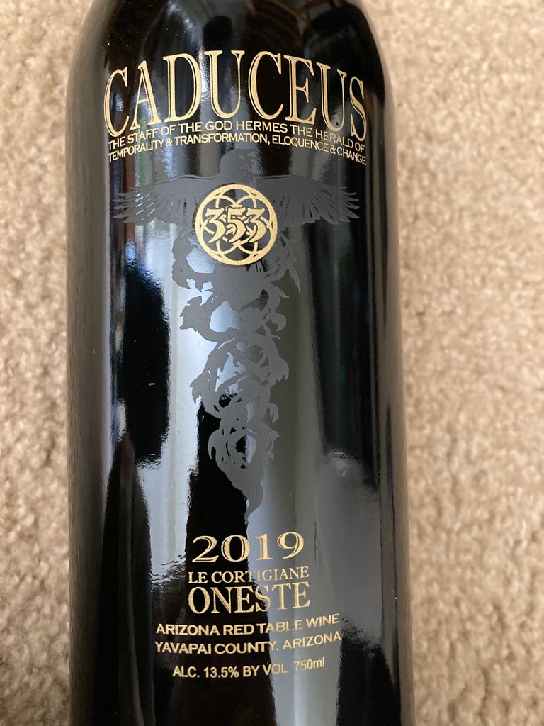 2019 Caduceus Cellars Le Cortigiane Oneste, USA, Arizona - CellarTracker
