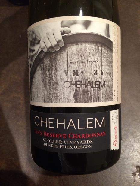 2012 Chehalem Chardonnay Ian's Reserve Stoller Vineyard, USA, Oregon ...