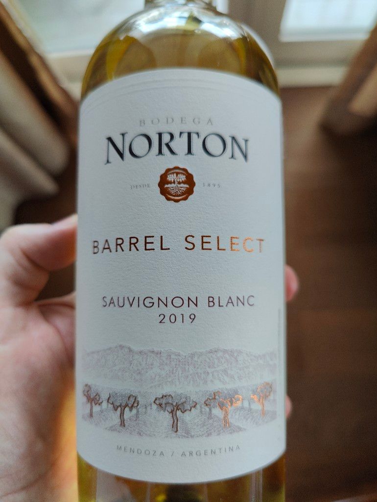 2018 Bodega Norton Sauvignon Blanc, Argentina, Mendoza - CellarTracker