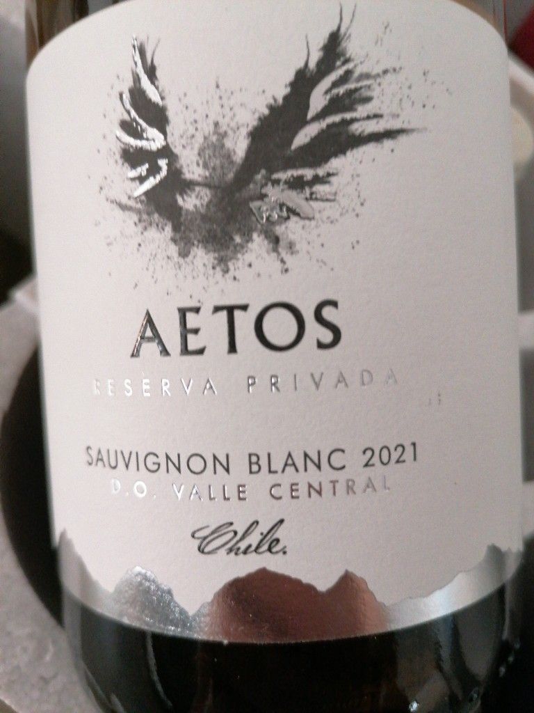 2023 Aetos Sauvignon Blanc Reserva Privada, Chile, San Antonio Valley, Leyda Valley - CellarTracker