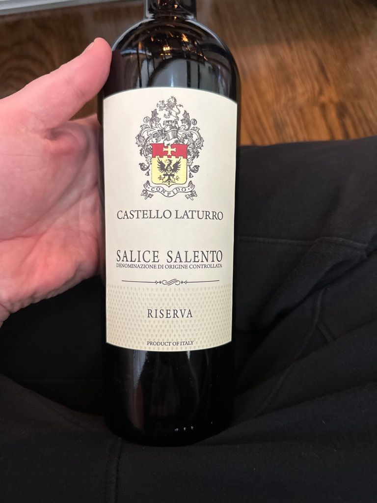 2020 Castello Laturro Salice Salentino Riserva, Italy, Puglia, Salento ...