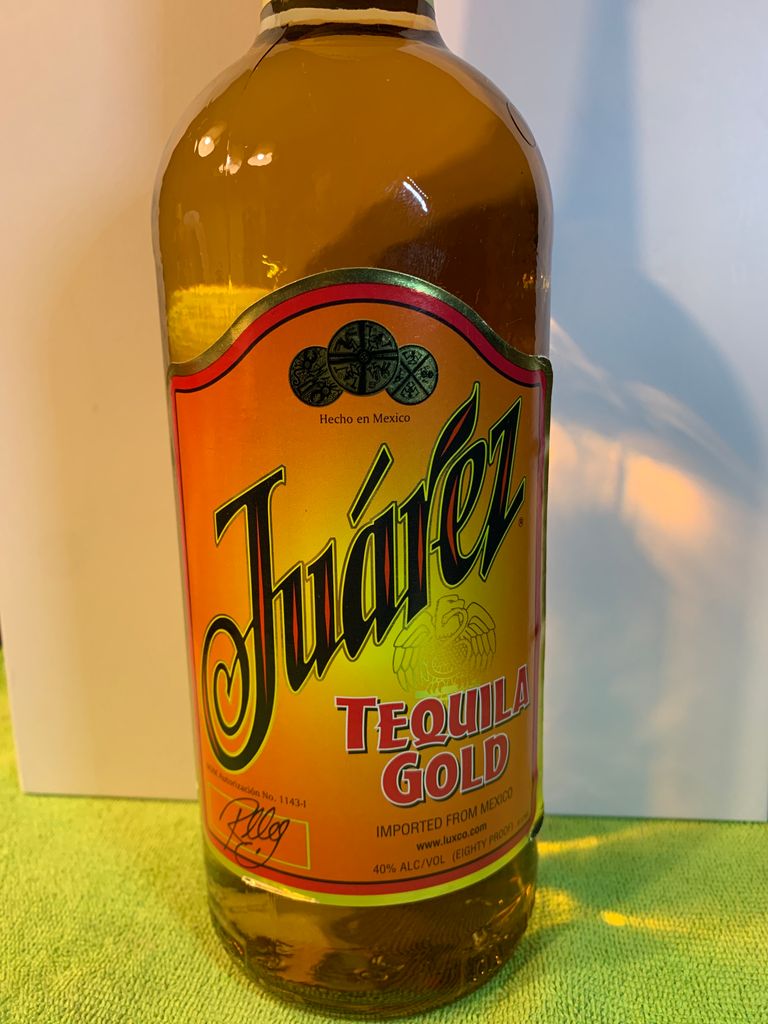 NV Tequila Jalisco Juárez Tequila Gold, Mexico, Jalisco, Tequila ...