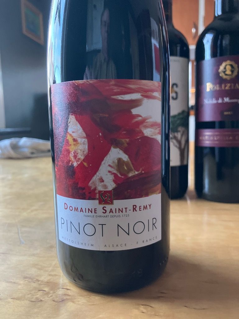2022 Domaine Saint-Rémy Pinot Noir Reserve, France, Alsace - CellarTracker