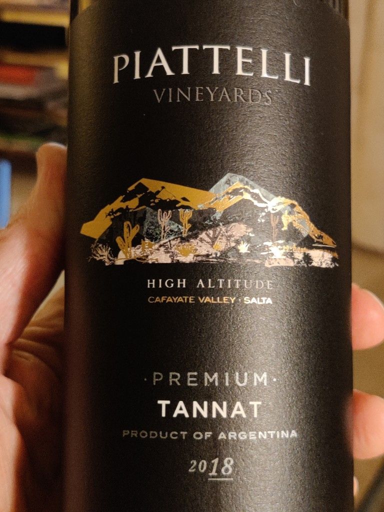 2021 Piattelli Vineyards Tannat High Altitude Premium, Argentina ...