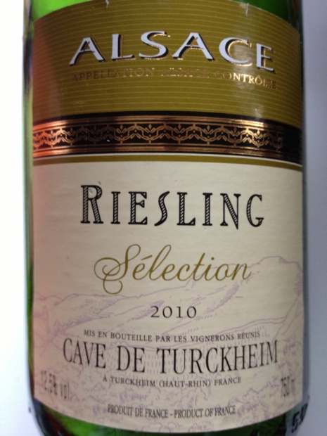 2021 Cave de Turckheim Riesling Selection, France, Alsace - CellarTracker