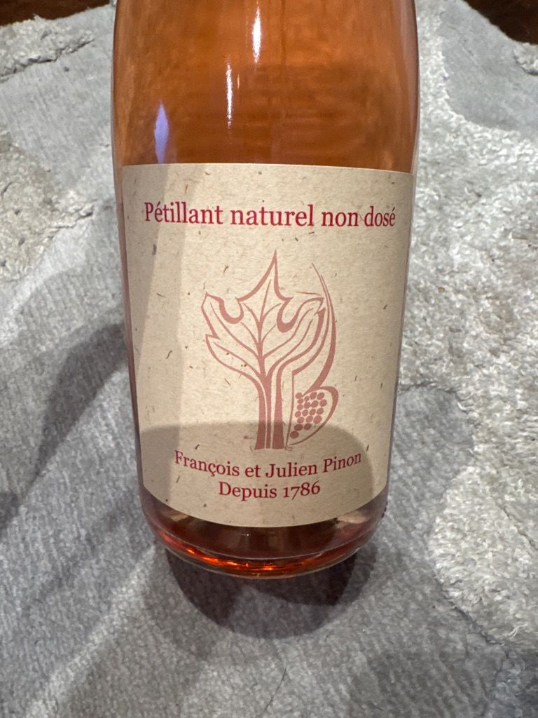 2023 François Pinon Pétillant Naturel Rosé Non Dosé, France, Vin de ...
