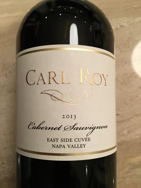 2013 Carl Roy Cabernet Sauvignon East Side Cuvee Napa Valley, USA ...