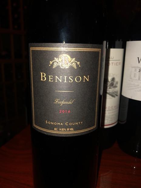 2014 Benison Zinfandel, USA, California, Central Valley, Lodi ...