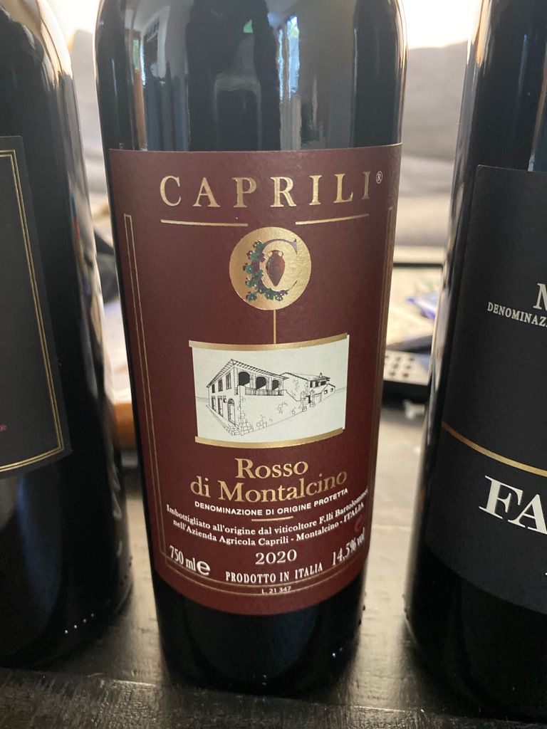 2020 Caprili Rosso di Montalcino, Italy, Tuscany, Montalcino, Rosso di ...