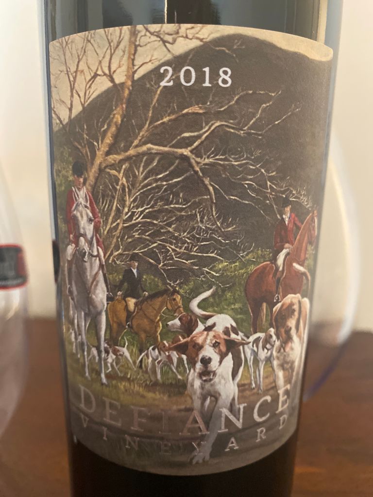 2019 Defiance Vineyard Whipper-In, USA, California, Central Coast, Paso ...