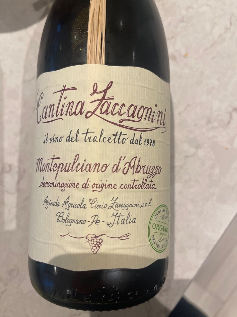 2020 Cantina Zaccagnini Cerasuolo d'Abruzzo Il Vino dal Tralcetto ...