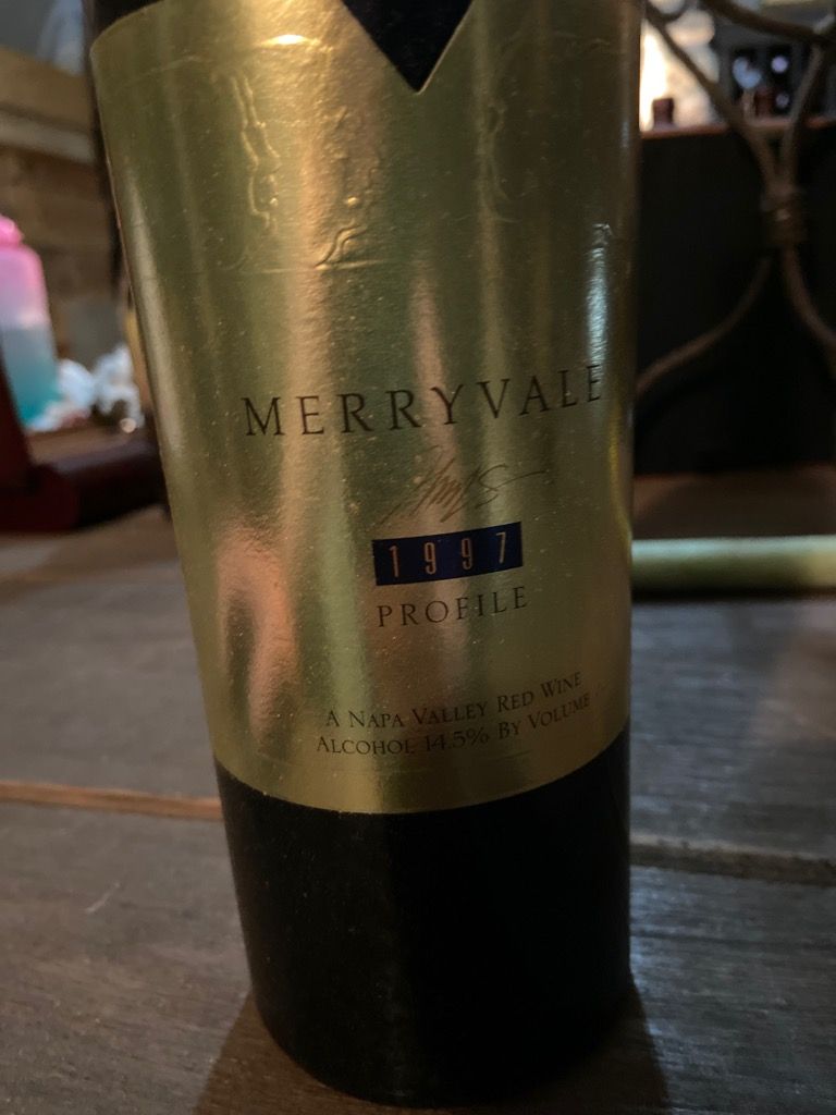1994 Merryvale Cabernet Sauvignon Profile Block B2, USA, California ...