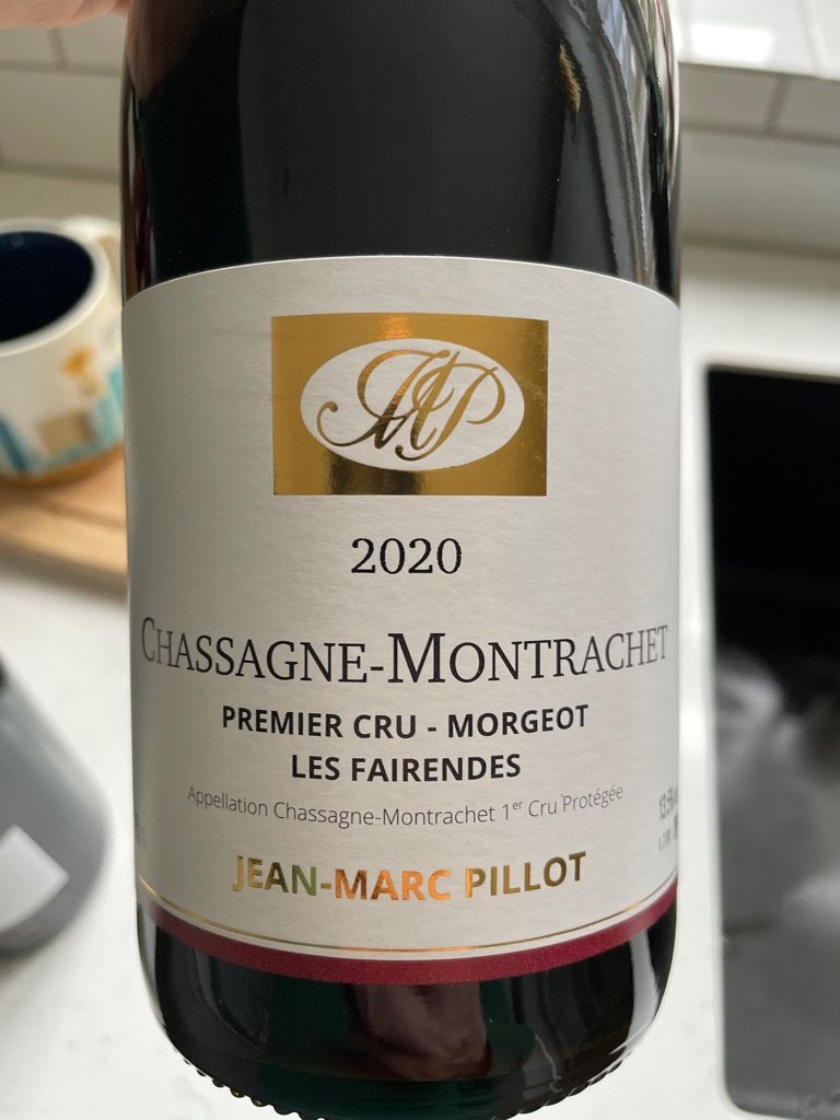 2021 Domaine Jean-Marc Pillot Chassagne-Montrachet 1er Cru Morgeot Les ...