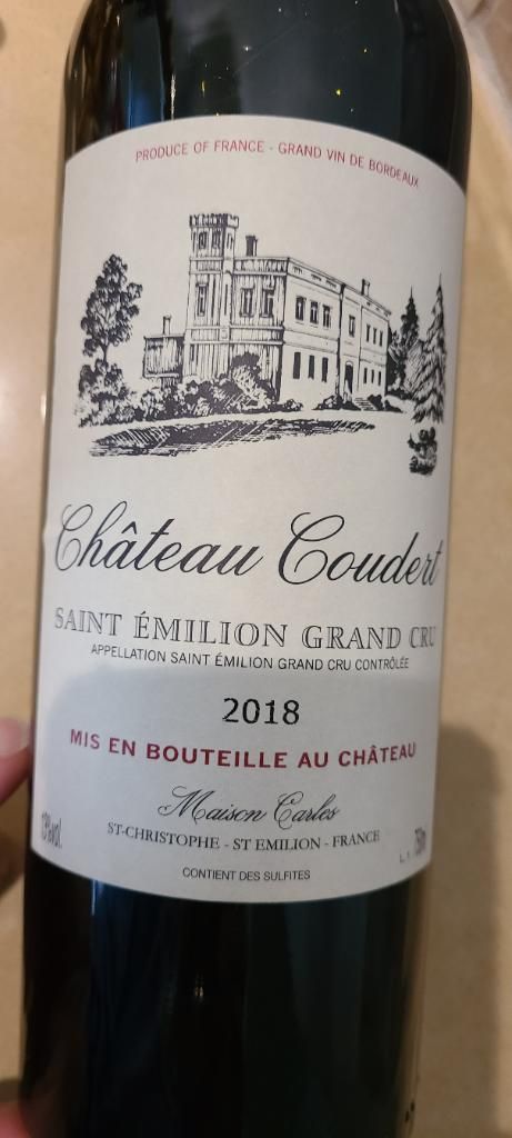 2018 Château Coudert, France, Bordeaux, Libournais, St. Émilion Grand ...