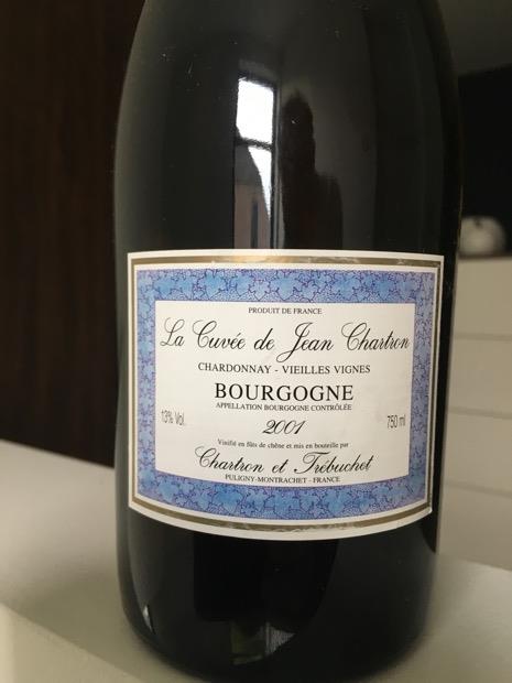 1999 Chartron et Trébuchet Bourgogne Blanc La Cuvée de Jean Chartron ...