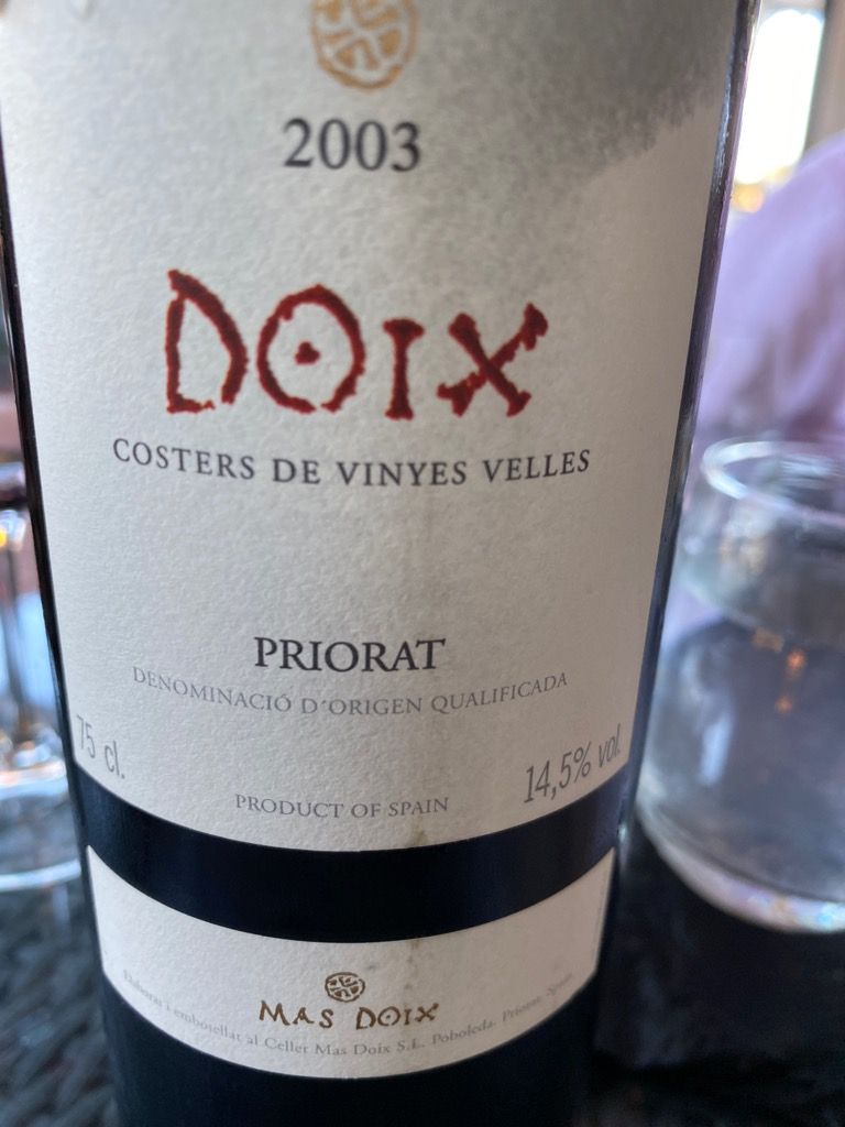 2001 Mas Doix Priorat Les Crestes, Spain, Catalunya, Priorat ...