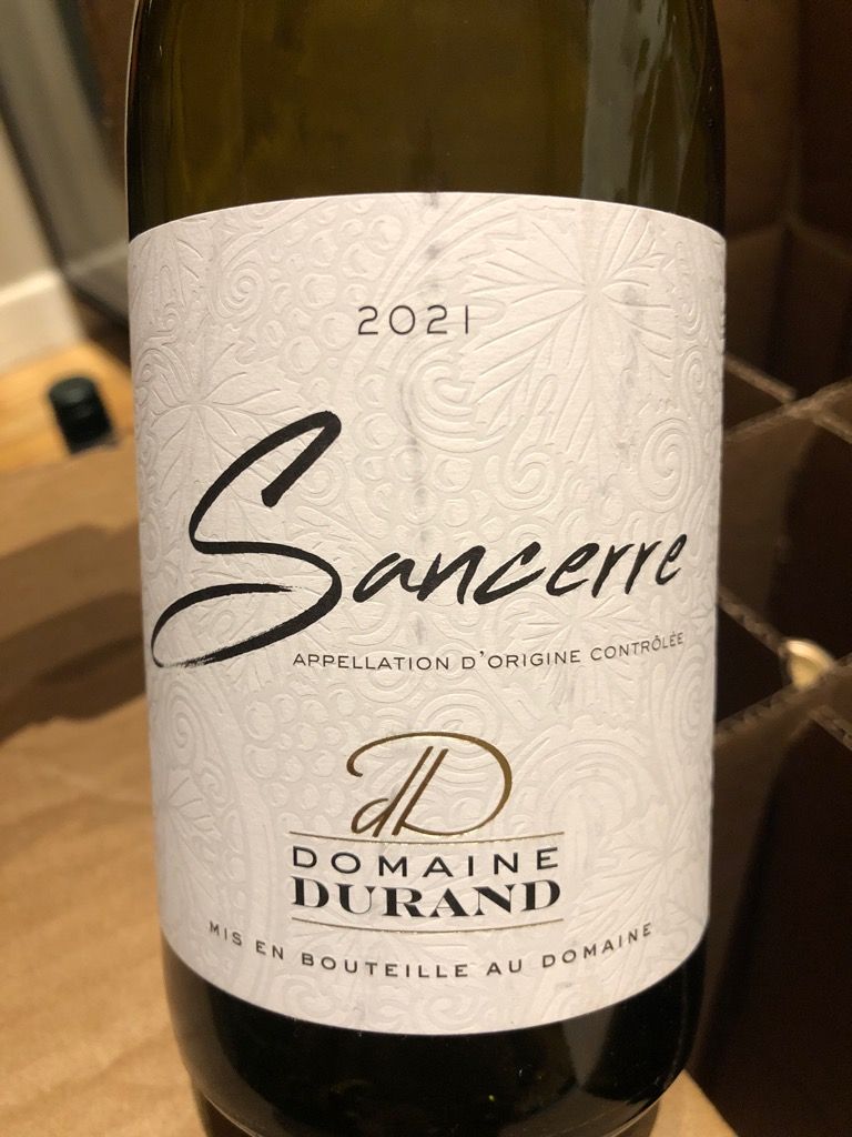 2022 Domaine Durand Sancerre, France, Loire Valley, Upper Loire ...