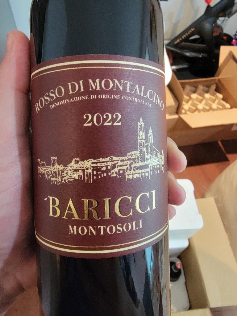 2022 Baricci Rosso di Montalcino, Italy, Tuscany, Montalcino, Rosso di ...