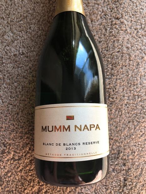 2013 Mumm Napa Blanc De Blancs Barrel Reserve, USA, California, Napa Valley - CellarTracker