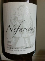 2008 Nefarious Cellars Rx-4, USA, Washington, Columbia Valley, Lake ...
