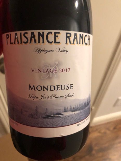 2019 Plaisance Ranch Mondeuse, USA, Oregon, Southern Oregon, Applegate ...