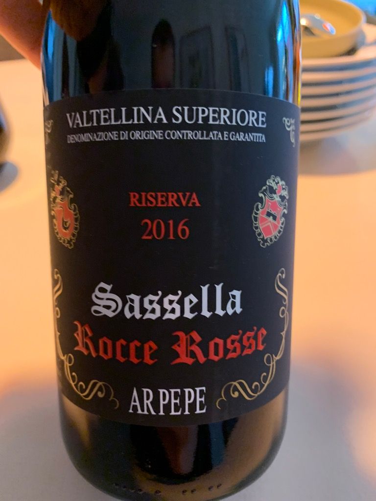 2016 AR.PE.PE. Valtellina Superiore - Sassella Riserva Rocce Rosse ...