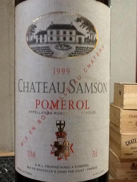 1999 Château Samson, France, Bordeaux, Libournais, Pomerol - CellarTracker