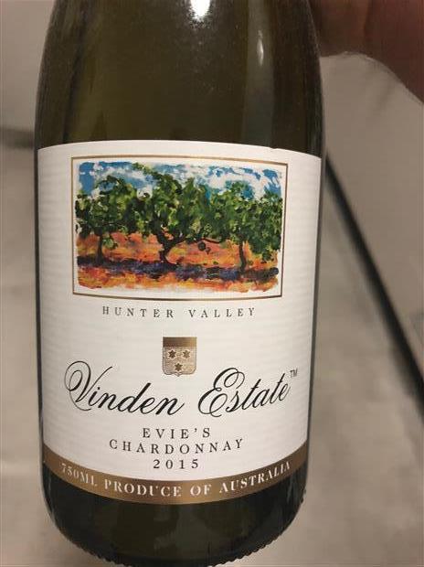 2015 Vinden Estate Chardonnay Evie's, Australia, New South Wales ...